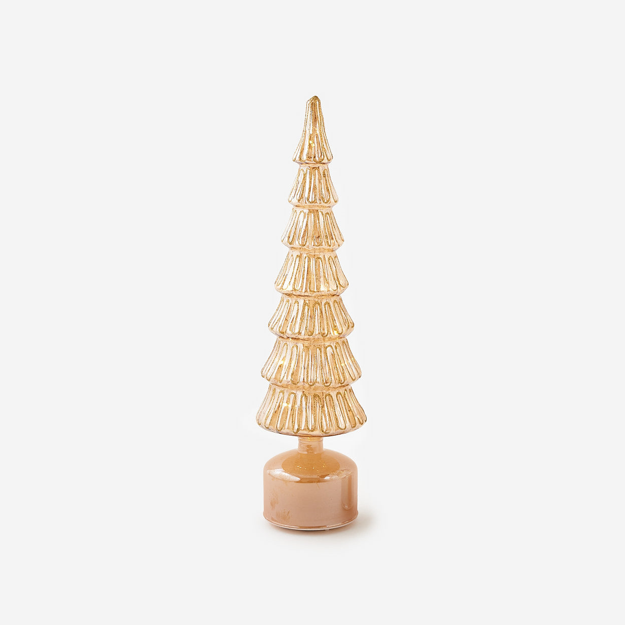 Revolving Lighted Glass Tree 16.5" || Gold – A Sign of Grace, LLC DBA ...