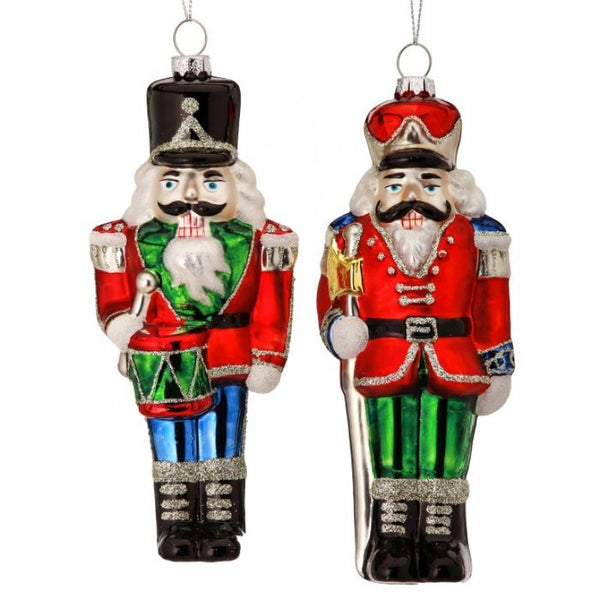 6" Glass Nutcracker Ornament – A Sign of Grace, LLC DBA: Mezoozah ...